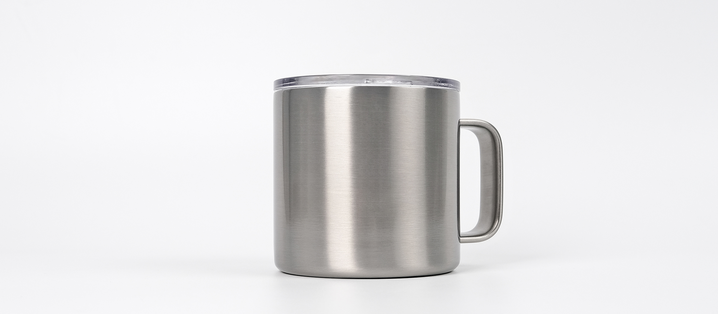 double wall stainless steel travel coffee mug